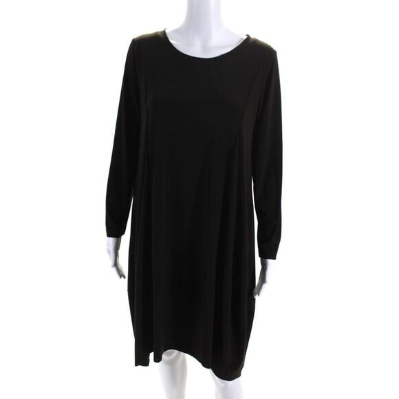 Sun Kim | Dresses | Sun Kim Womens Long Sleeve Relaxed Fit Shift Dress ...